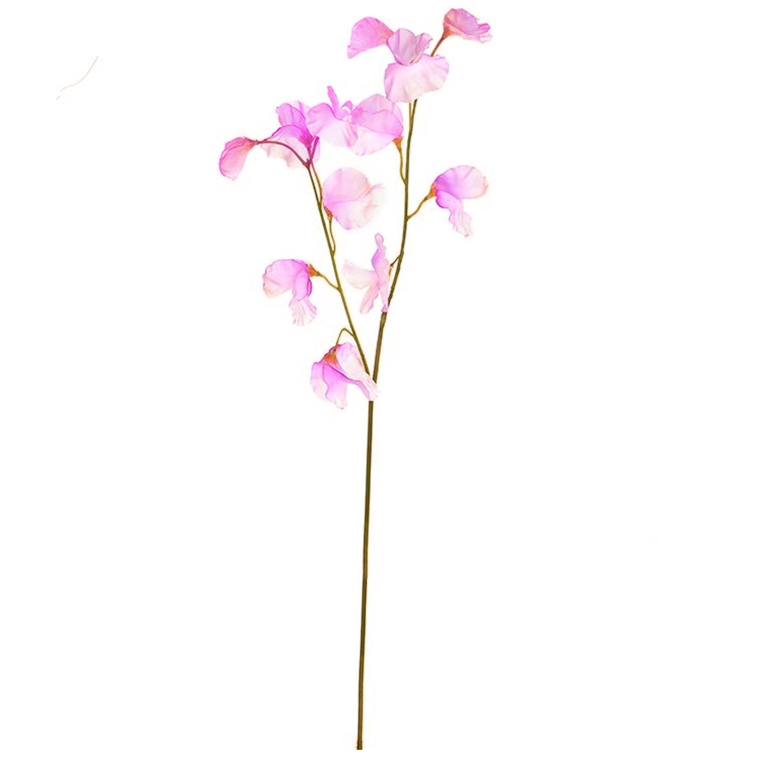 Artificial Sweet Pea Pink Flower Spray | Devon Artificial